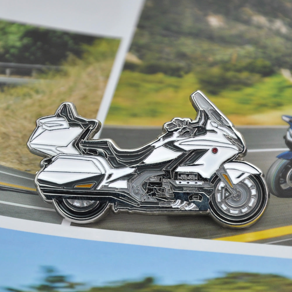 GL1800 Gold Wing Touring Motorcycle Pin Badge – MotoPins