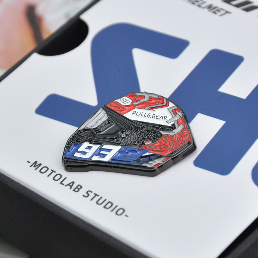 Marc Marquez X14 Helmet Lapel Pins Badge Gifts for Motorcycle Riders ...
