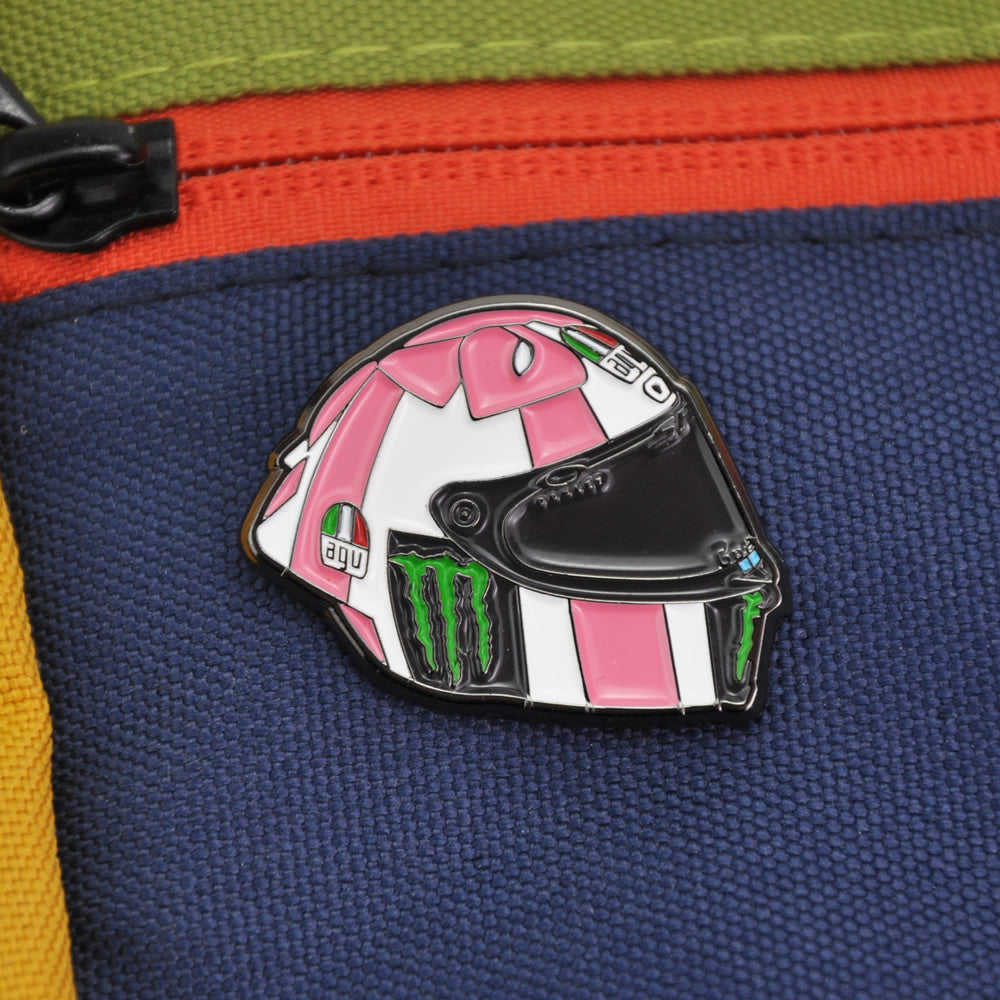 Valentino Rossi Misano 2021 Motorcycle Helmet Biker Lapel Pins Badge ...