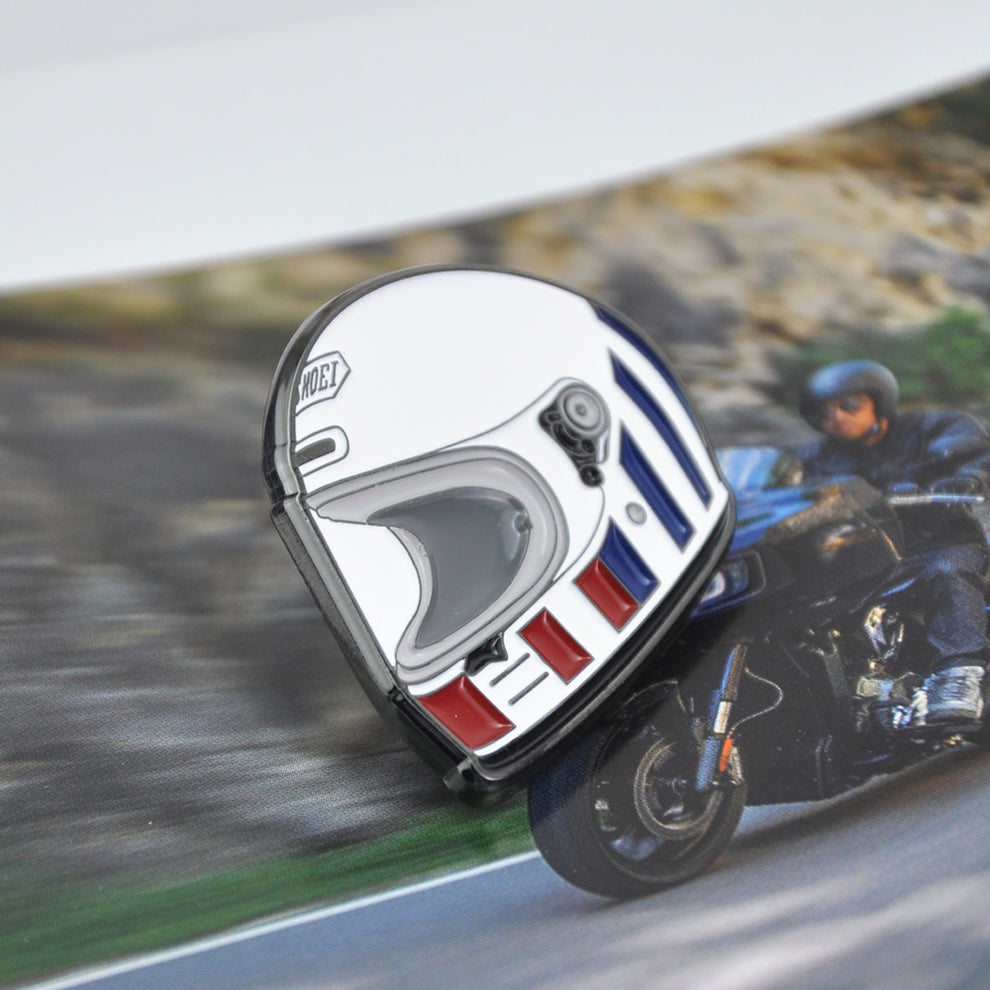 Glamster Retro Helmet Lapel Pins Badge Gifts for Motorcycle Riders ...