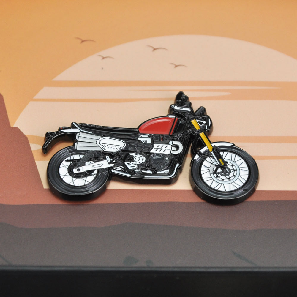 Triumph Scrambler 1200XE Adventure Motorcycle Lapel Pin Badge – MotoPins