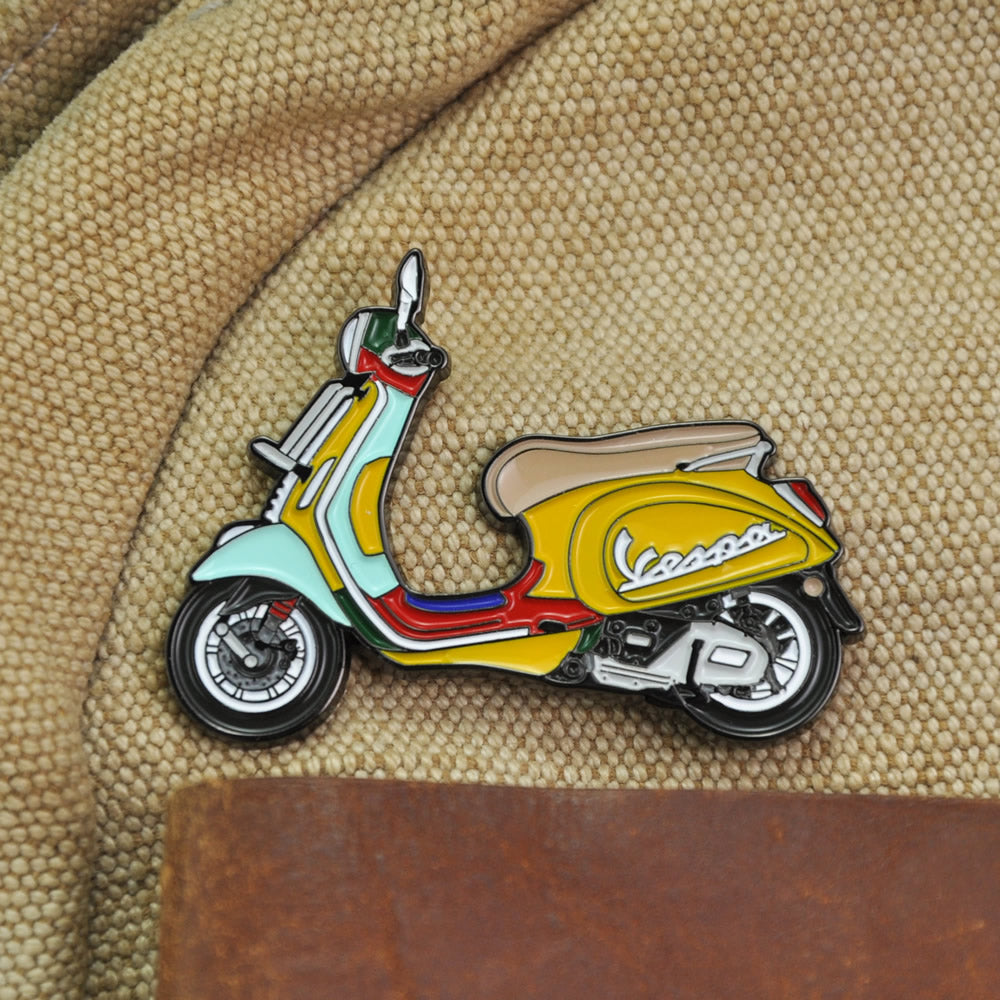 Vespa Primavera 150 Lapel Pin Badge Gifts for Scooter Motorcycle Riders – MotoPins